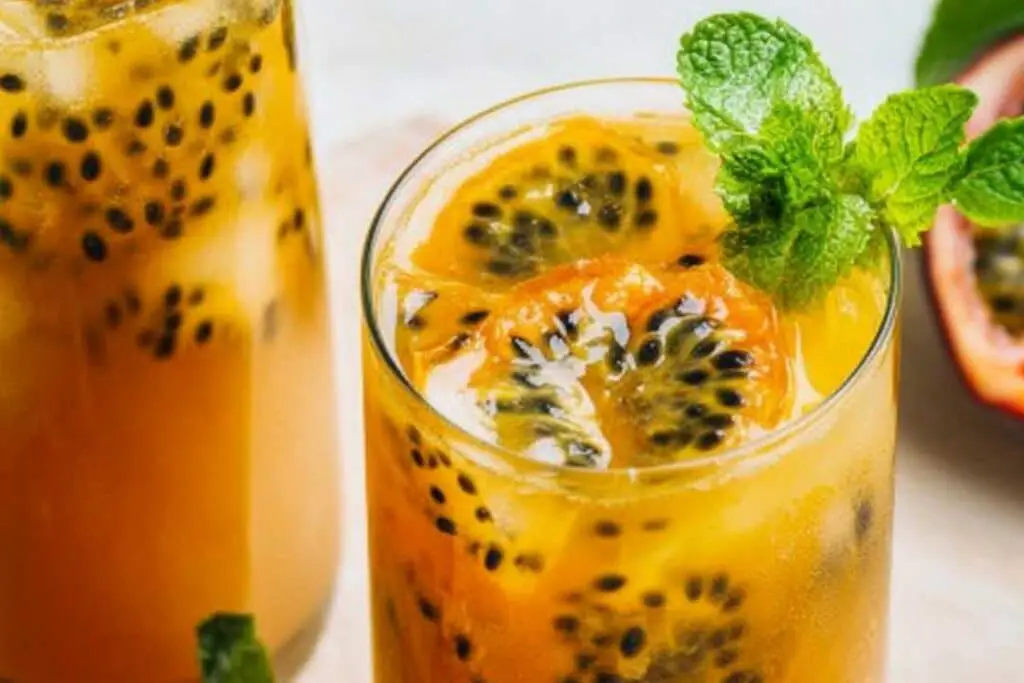 Refreshing Iced Passion Fruit Tea: A Sweet and Tangy Cool Down | JustWorthi