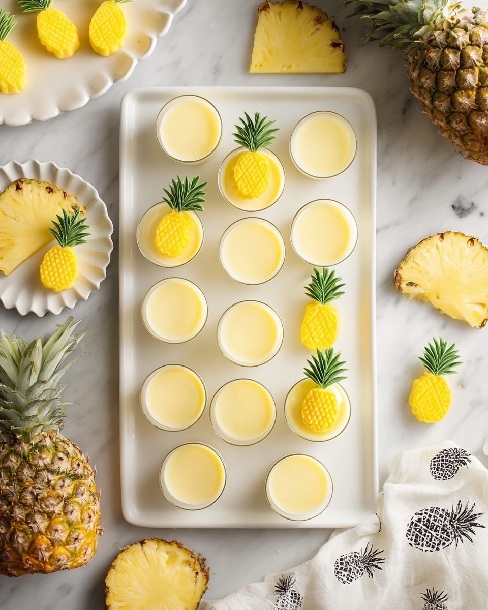 Dole Whip Pineapple Jello Shots: Tropical Party Drink